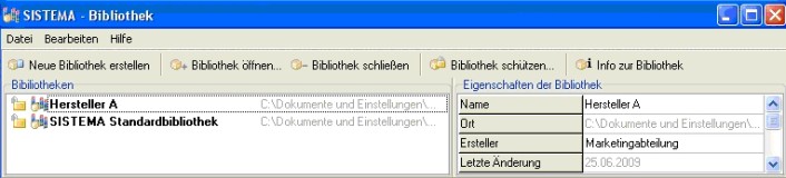 IFA - Software: SISTEMA libraries
